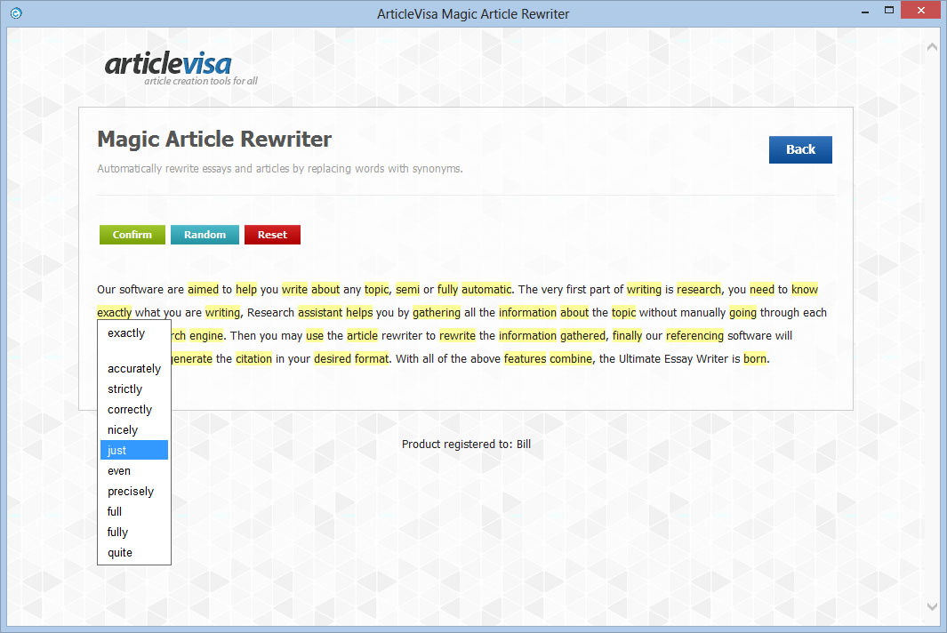 Article Rewriter Software, Essay Rewriting, Parapharser - ArticleVisa Article Rewriter Software, Essay Rewriting, Parapharser - ArticleVisa